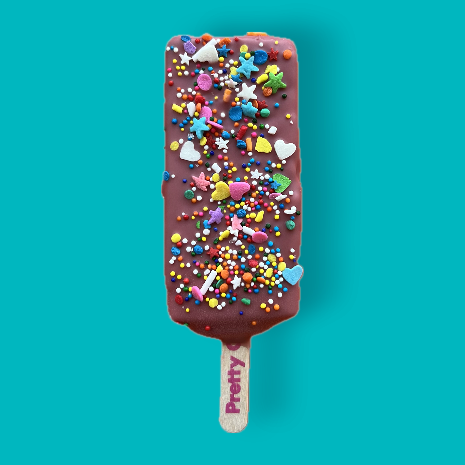 Ruby Sprinkle Cookie Dough Ice Cream Bar | Pretty Cool Logan Square